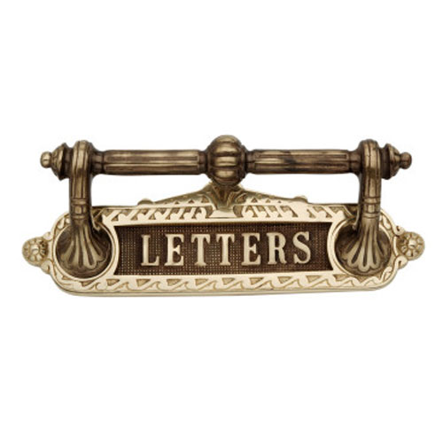 Brass Letter Plates - Multiplex Hardware